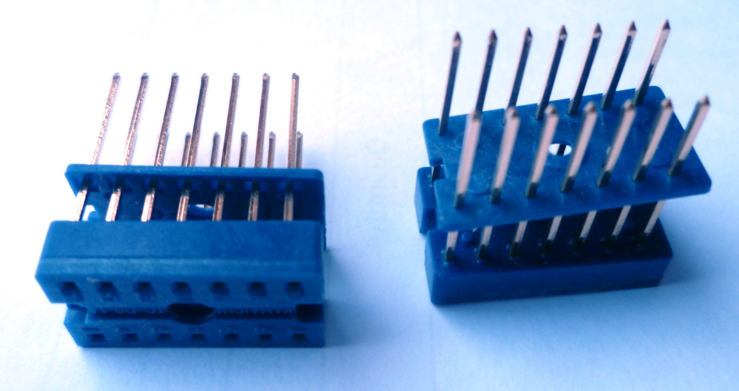 Yamaichi IC-09-14 Dil IC Socket 14 Wire Wrap Style Pins 2 Pieces OM0982 | Rich Electronics