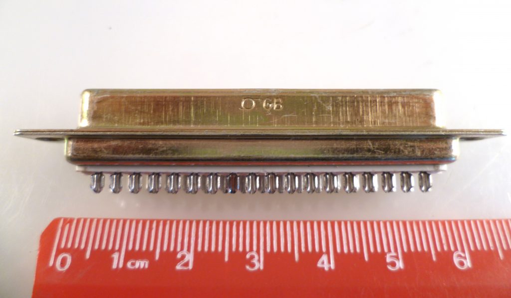 ITT Cannon ADC37S 37 Way D Type Socket Gold Contacts Solder Bucket ...