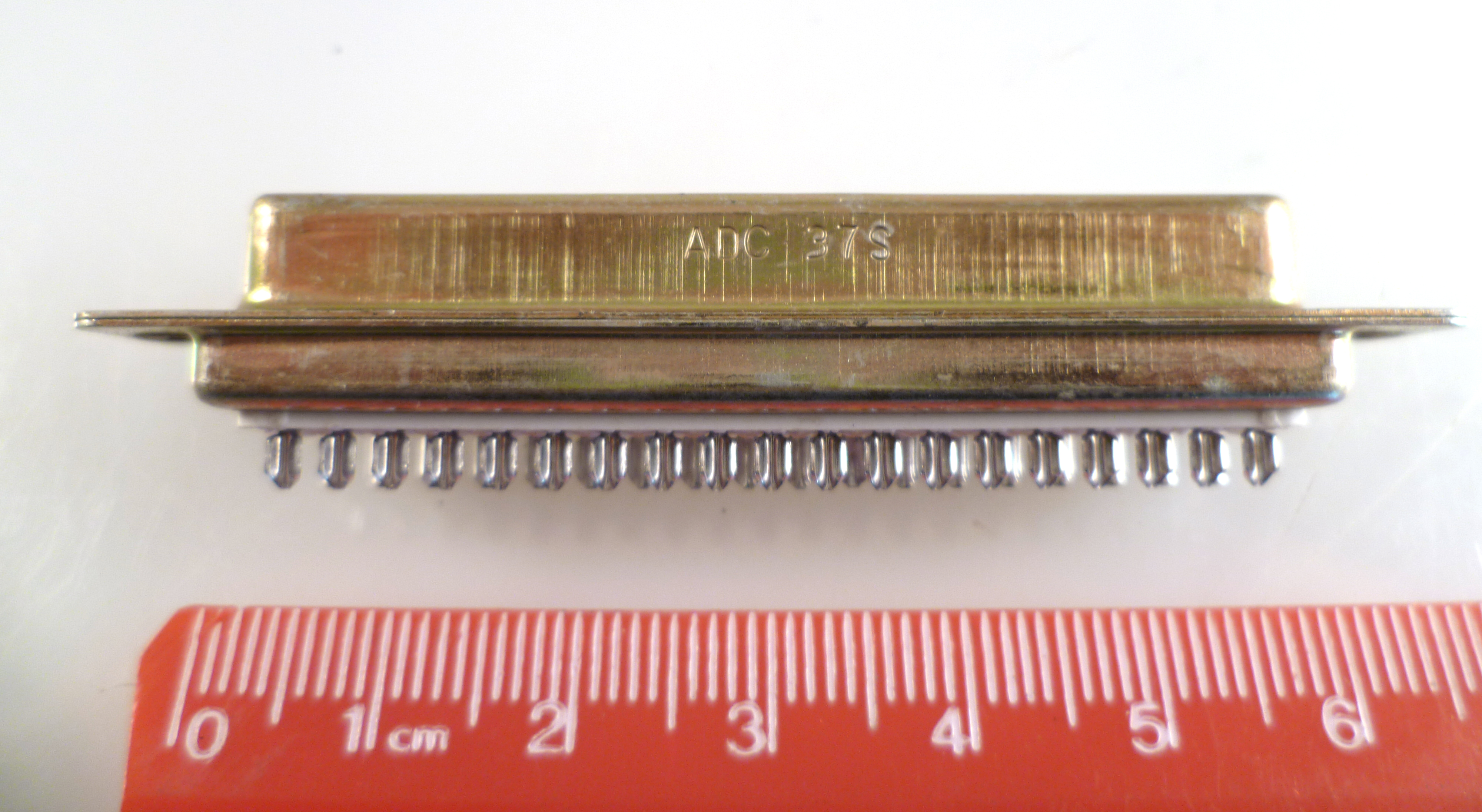 ITT Cannon ADC37S 37 Way D Type Socket Gold Contacts Solder Bucket ...