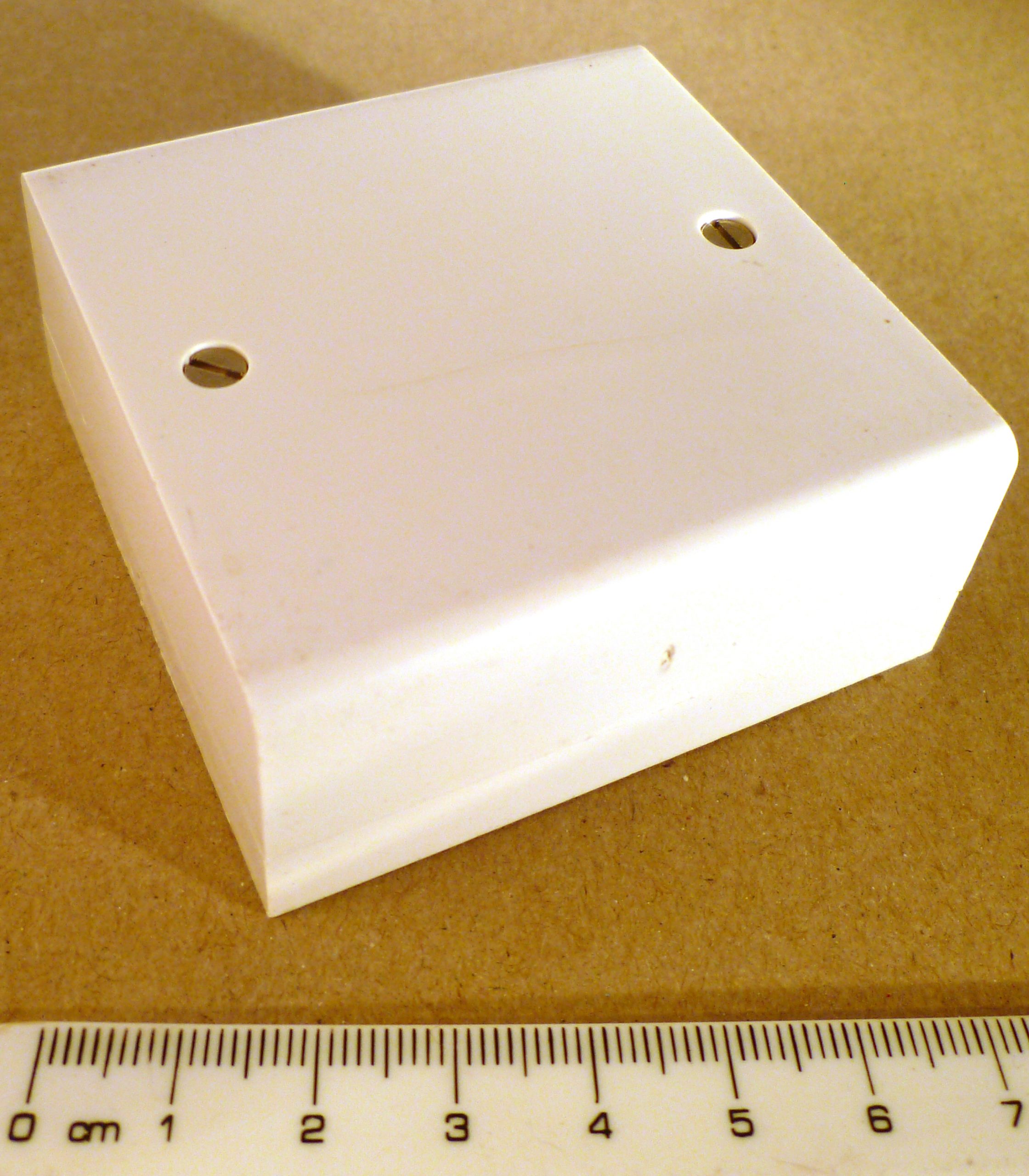Electronic Project Box White ABS Plastic 65x65x18mm OL0648 | Rich ...