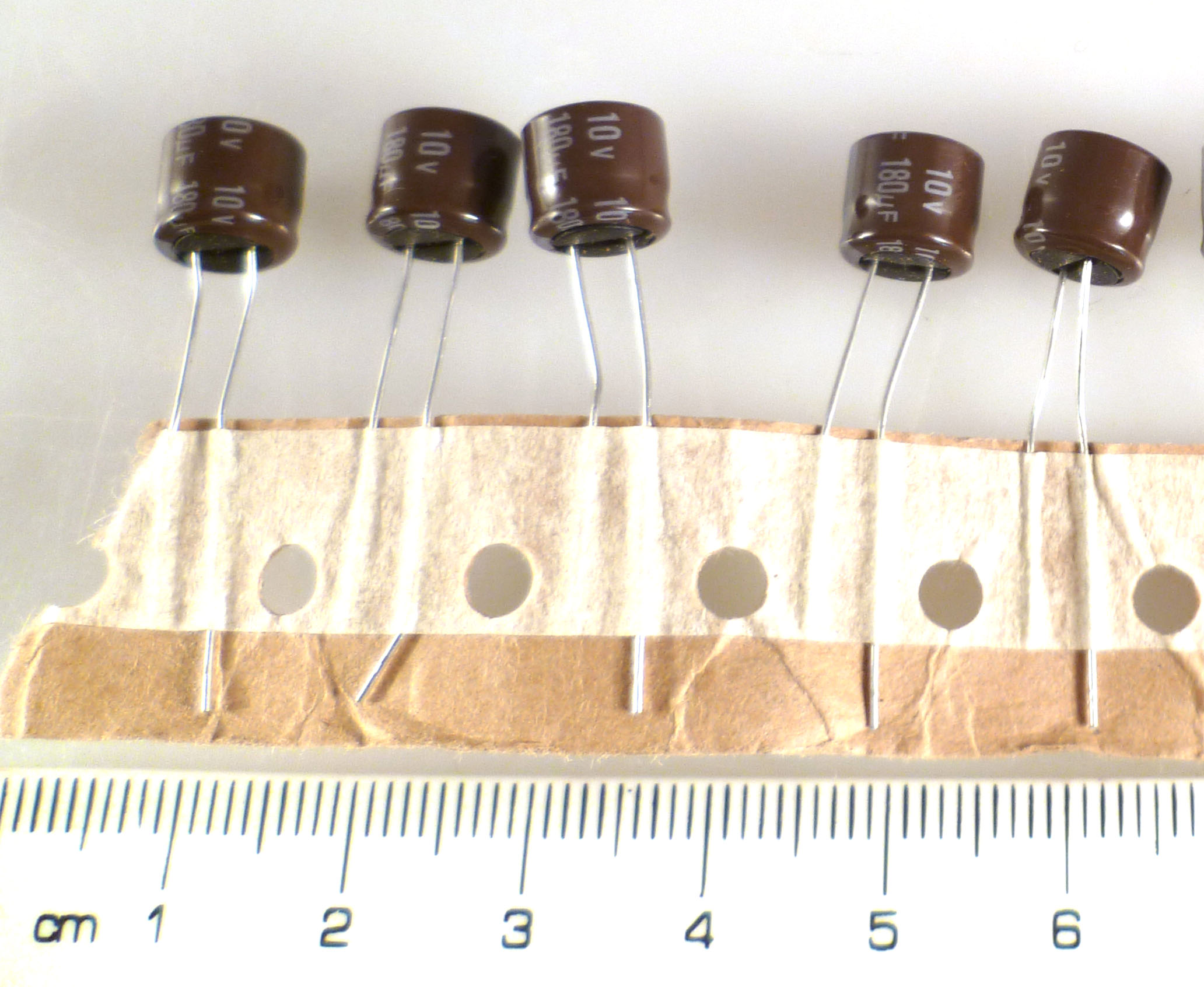 Nippon Chemi-Con KZE Electrolytic Capacitor 10V 180uf 105'C 5 Pieces ...