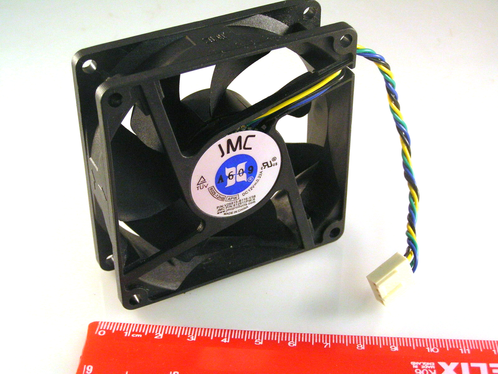 JMC Fan 8025-12HB APW 12V DC 0.23A 4 80x80x25mm OL0348 | Rich Electronics