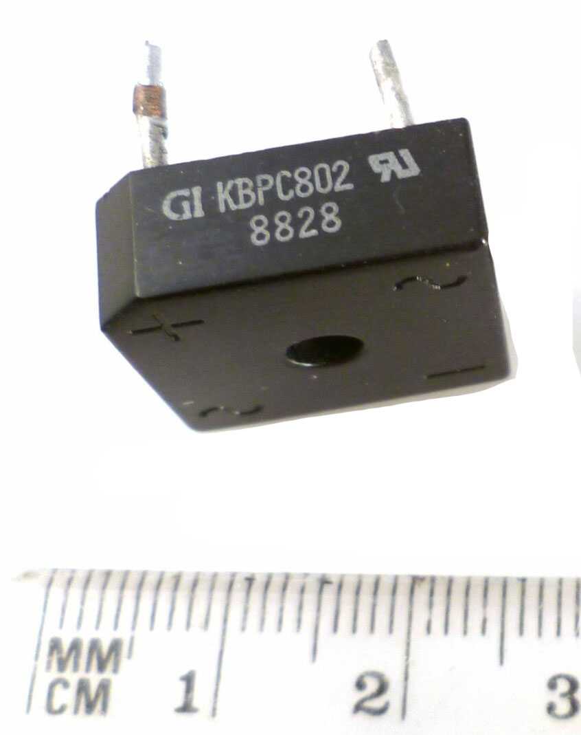 General Inst KBPC802 Silicon Bridge Rectifier 8A 200V OM0375 | Rich ...
