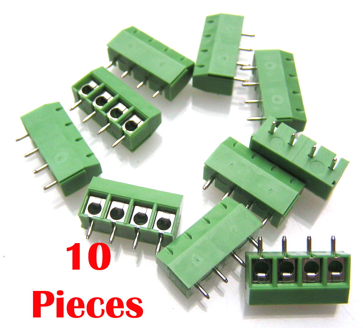 IMO 20.501M4-SH 4 Way Terminal Blocks Interlocking 5mm Pitch 10 Pieces ...