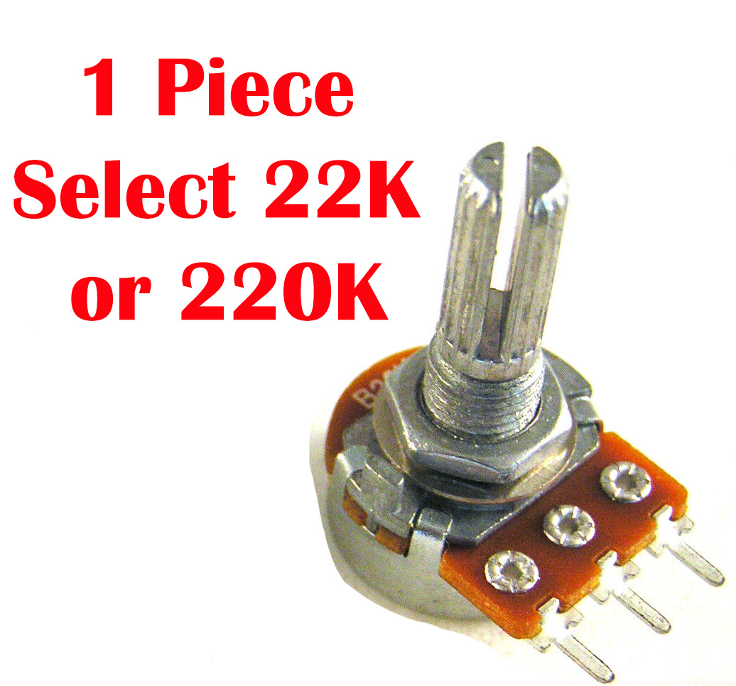 Trueohm 16mm Linear Potentiometer 6mm Shaft Values 22K or 220K OM0814 ...