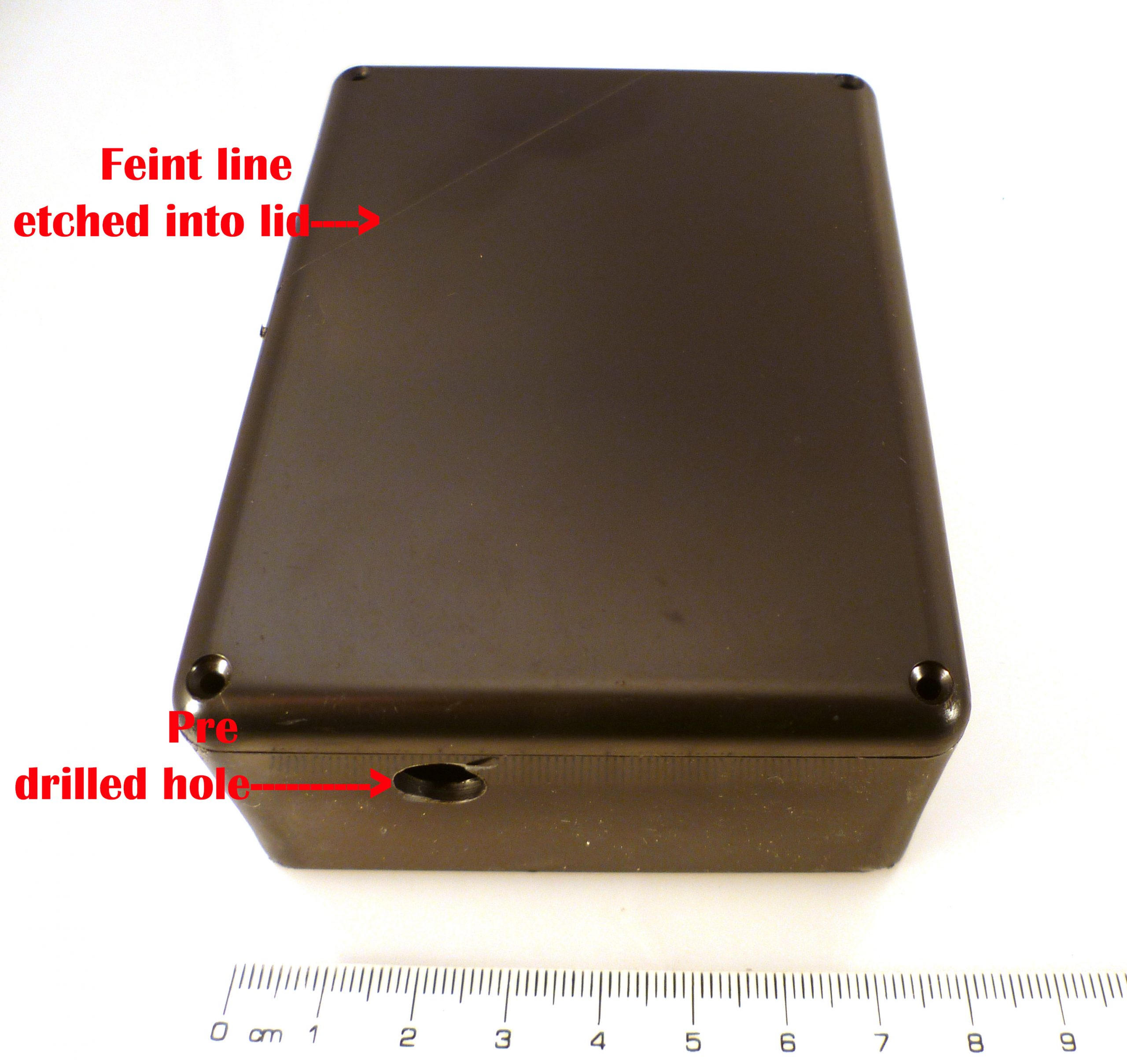 Electronic Project Box Black ABS 100x75x38mm NBD20EB OL0301 | Rich ...