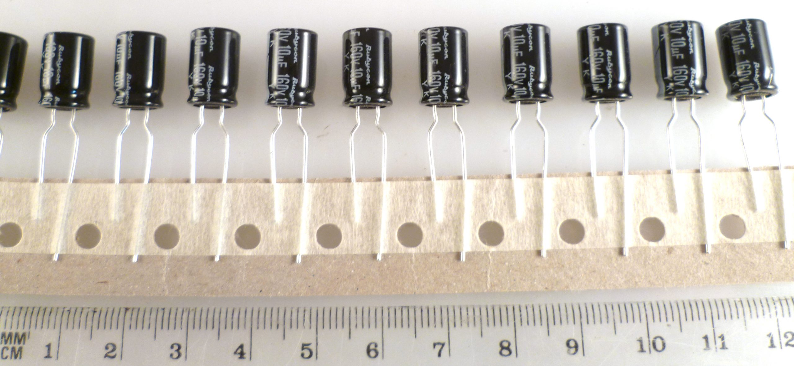 Rubycon 160YK10 M-LST-TA Electrolytic Capacitor 160v 10uF 85'C 10 ...