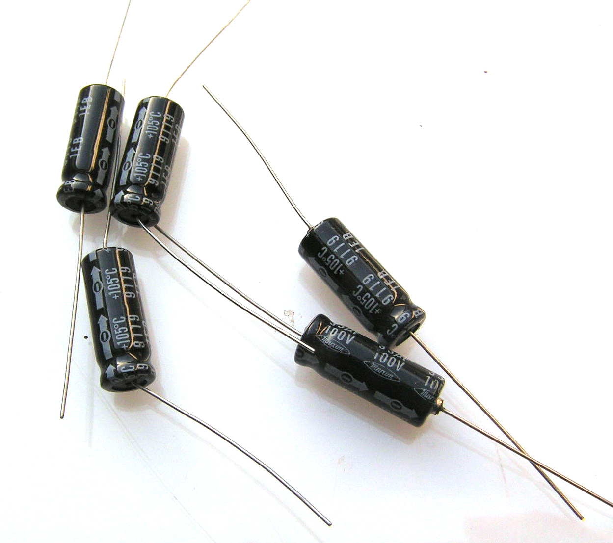 Marcon Axial Electrolytic Capacitor 100v 33uf Axial 105'C 5 Pieces ...