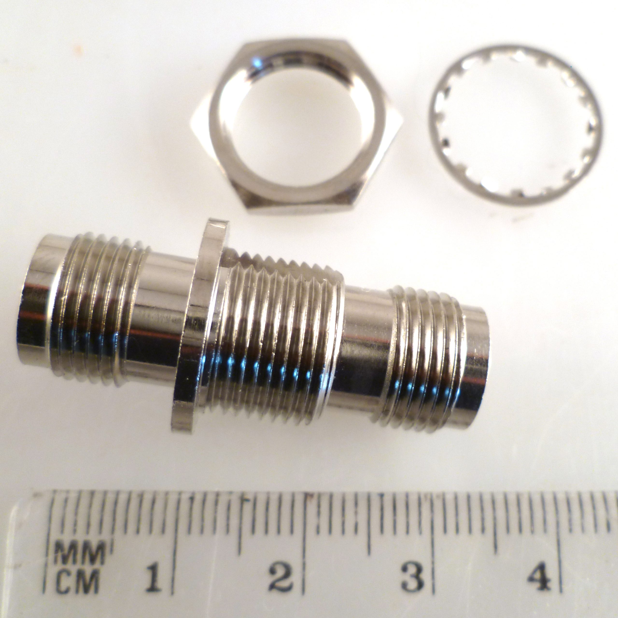 TNC Female to Female Coupler 50 Ohm Panel Mounting or In Line Use ...