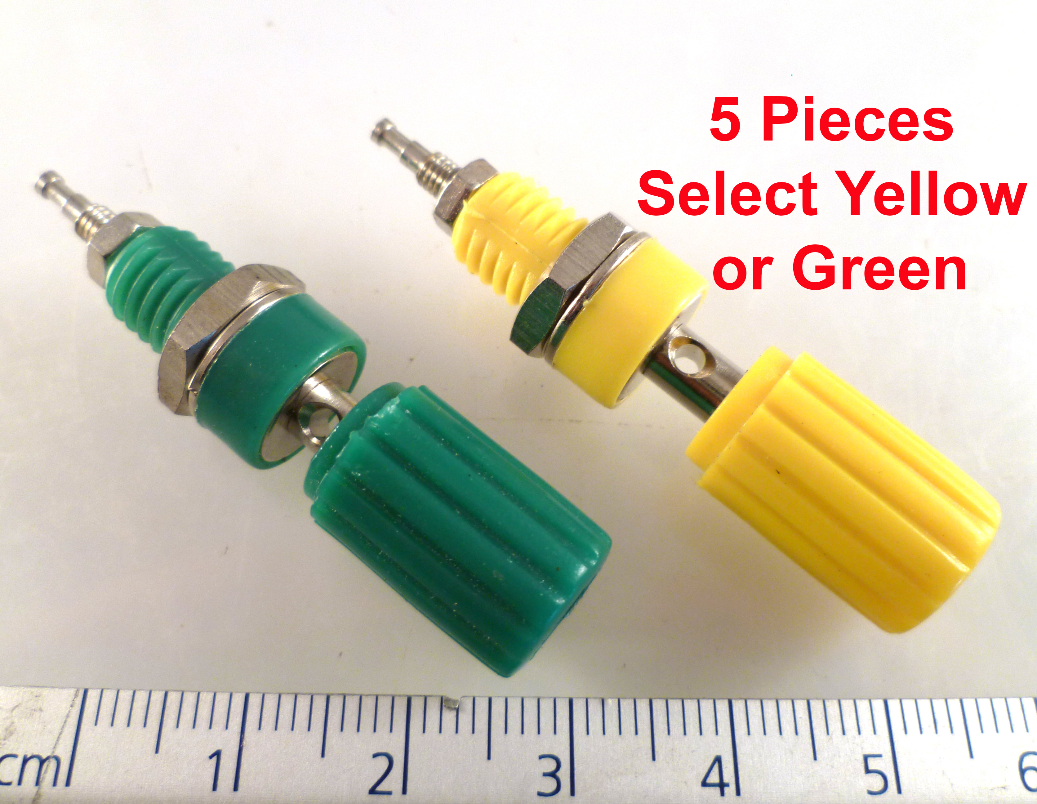 Female Binding Post 4mm Banana Socket or Screw Down 5 Pieces OM0463 ...