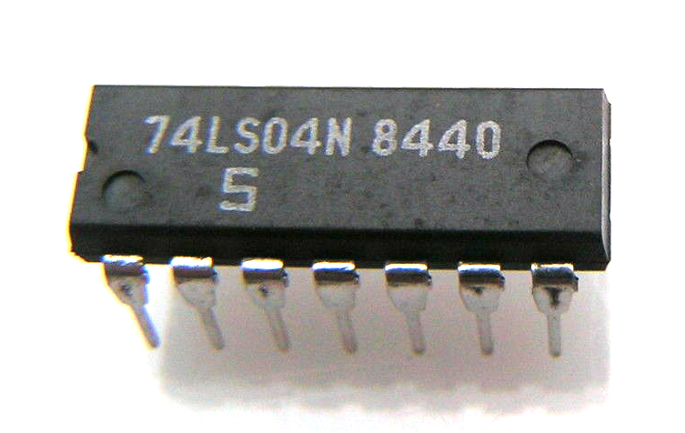 Signetics 74LS04N IC HEX INVERTER w/HV Output 14DIP OM0060 | Rich ...