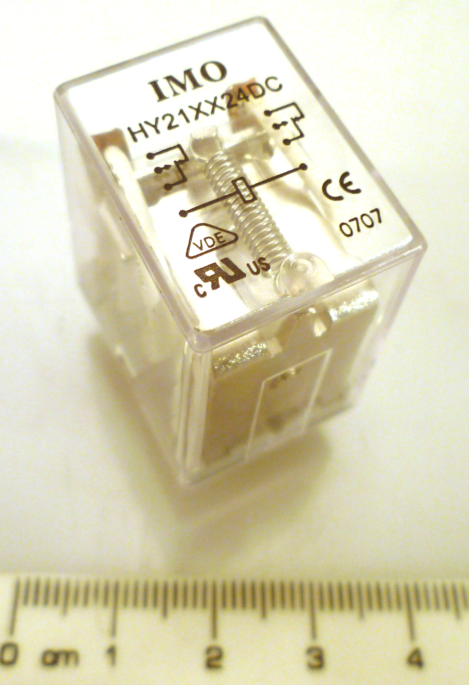 IMO HY21XX24DC 24VDC 7A Coil Relay up to 1.1W 2PCO MBF009B | Rich ...