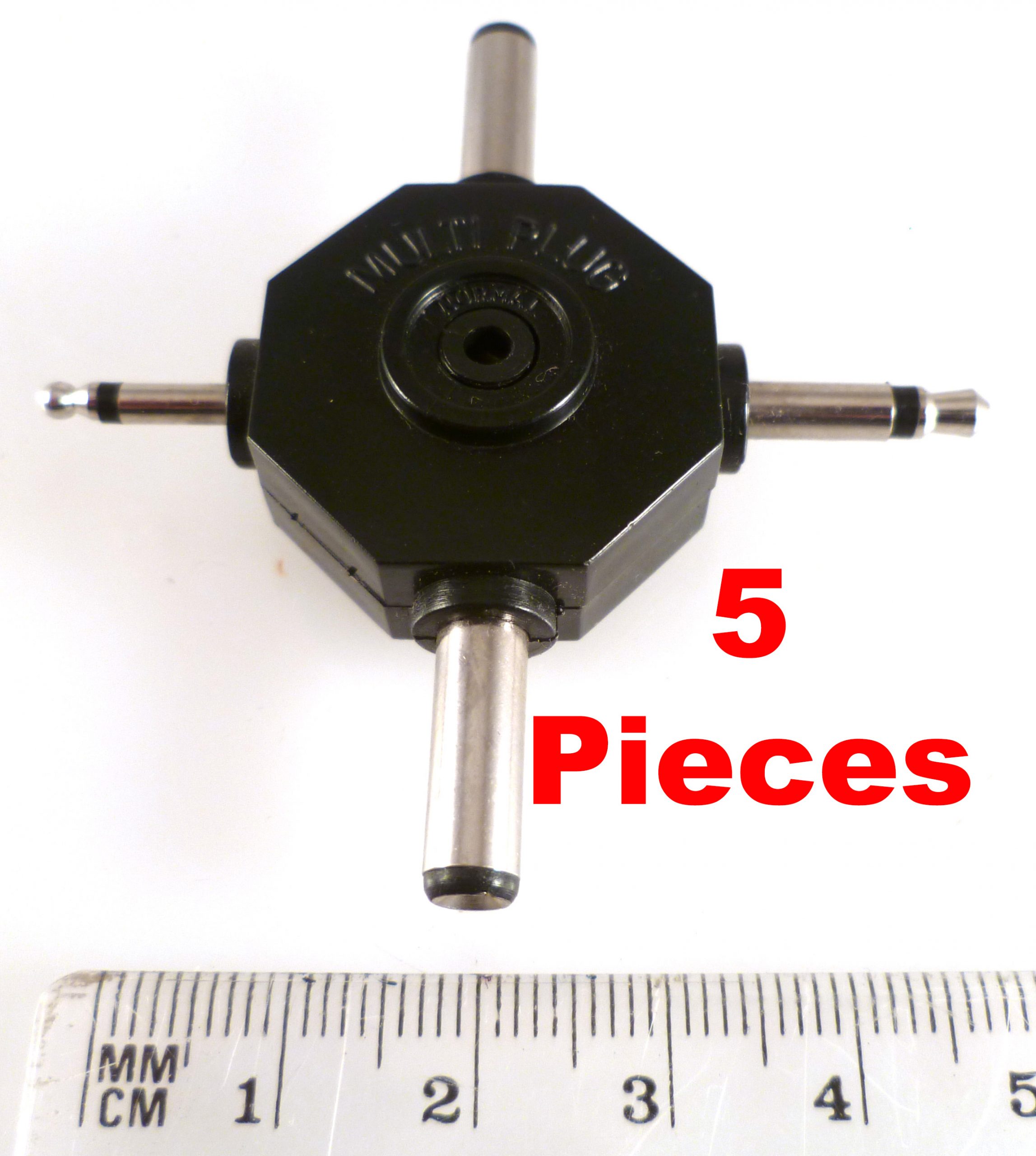 Multi Output Jack Plug Power Adaptor, In 2.1mm+Polarity Change 5 Pieces ...