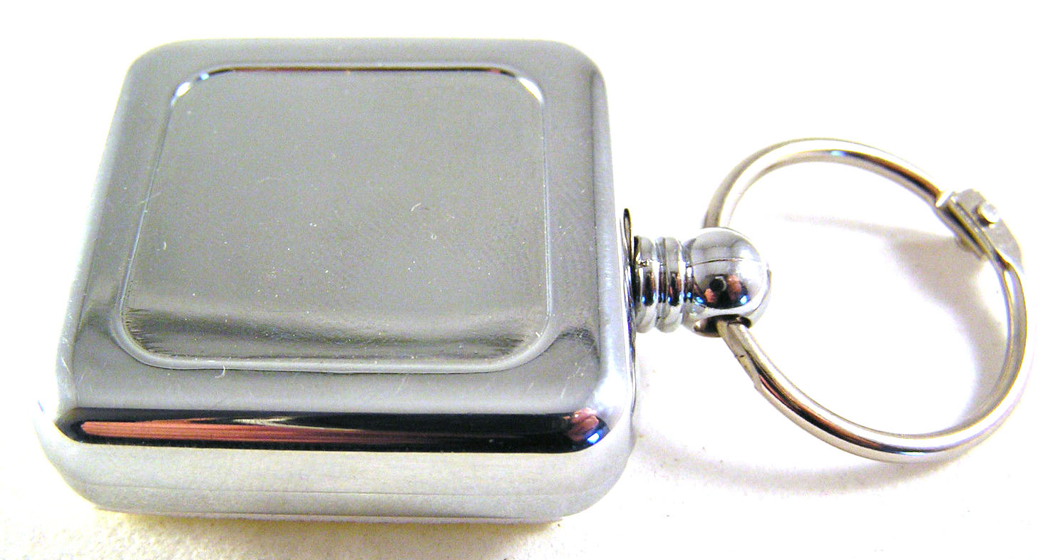 Heavy Duty Recoiling Key Ring Chromed Solid Copper Stick On OM0844 ...