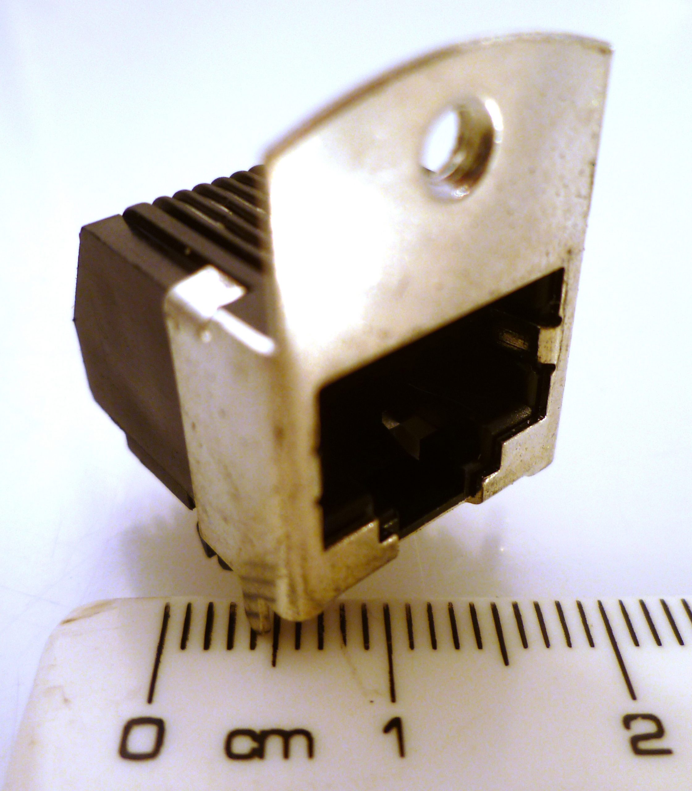 CAT 5 PCB/Panel Mount RJ45 Jack Socket 8P8C OM0457A | Rich Electronics