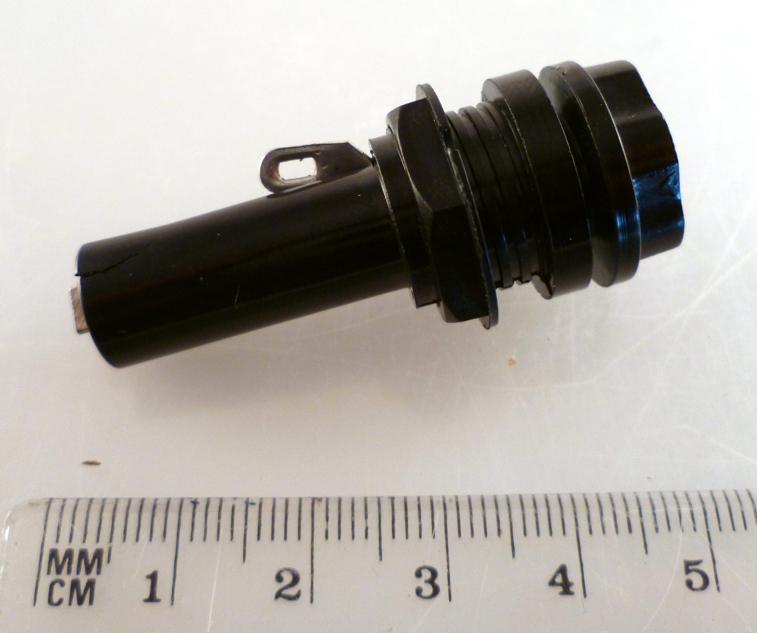 Elcom FH6 Fuseholder Rated up to 10A 250V for 1 1/4"x1/4" Fuses OM0528A ...