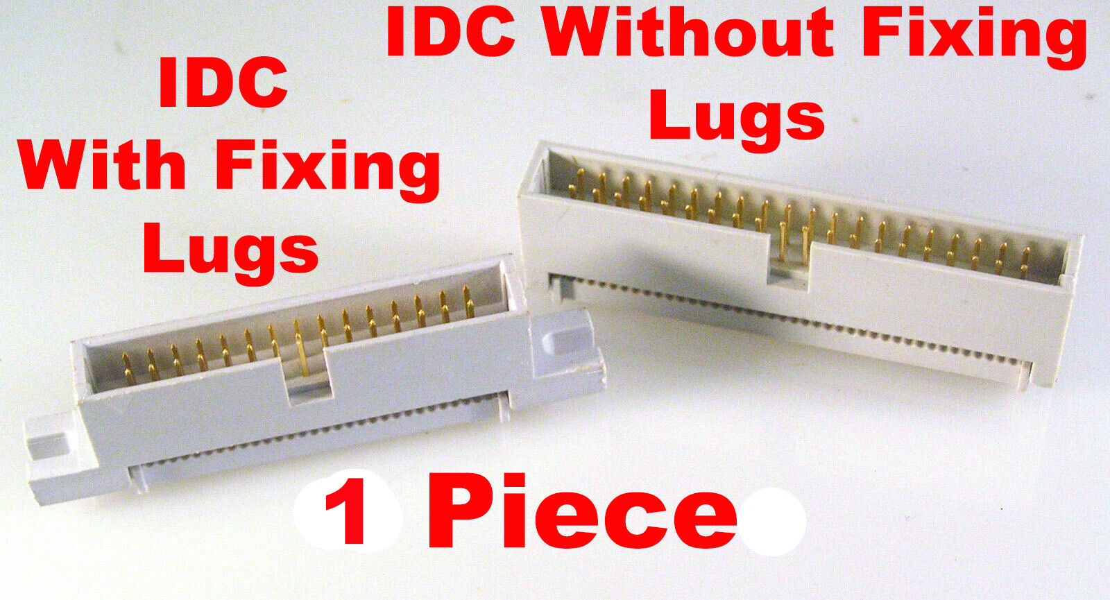 Polarised Boxed Header Plug Ribbon Cable Mount DIL Range 10 to 64 Way ...