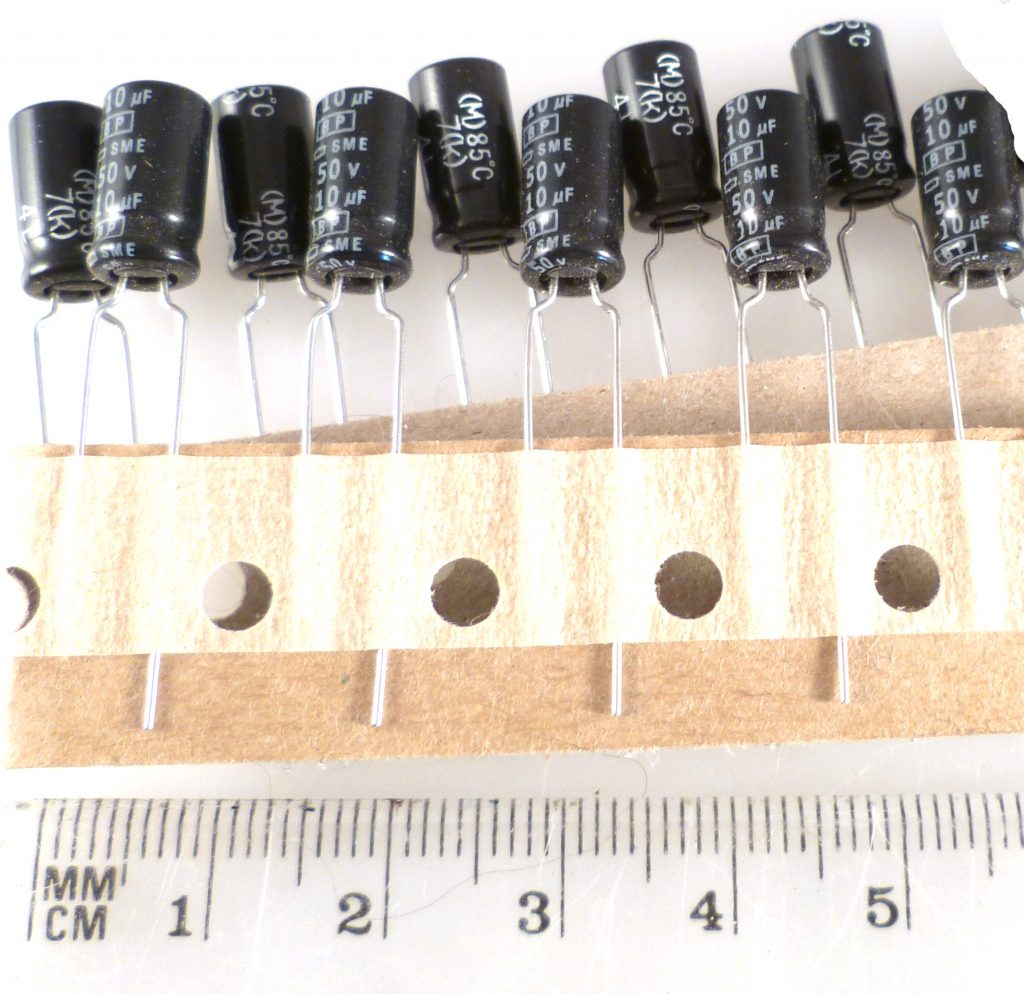 Nippon SME Electrolytic Capacitor 50v 10uF 85'C Bi Polar 10 Pieces ...