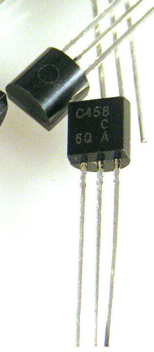 Transistor 2SC458C Silicon NPN Epitaxial TO 92 2 Pieces OMA058 | Rich ...