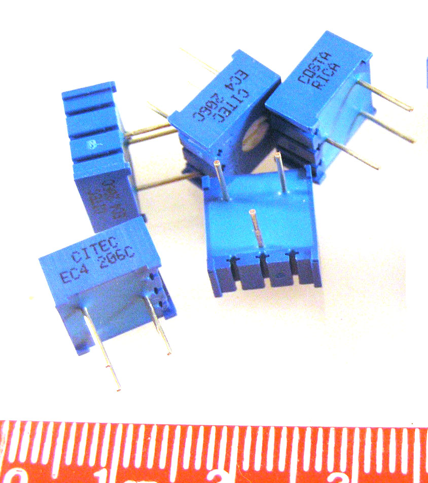 Citec 4295M 20K Cermet Trimmer Resistors Through Hole 5 Pieces OM1071F ...