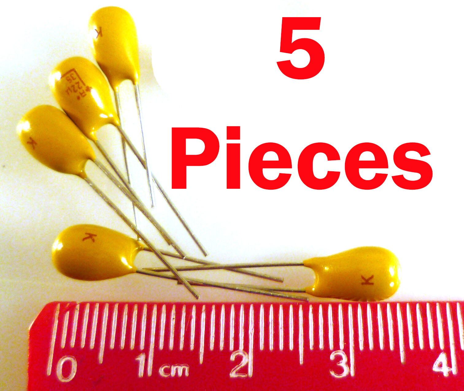 Tantalum Bead Dipped Capacitor Range 0.22-33uf 5 Pieces OM1193-OM1237 ...