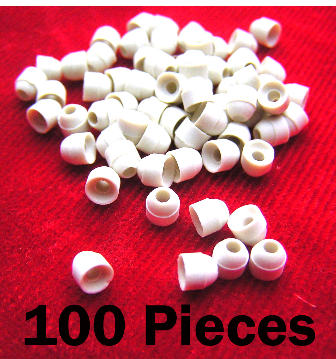 Steatite KER 220 Ceramic Insulating Beads Size 2 100 Pieces OM1095 ...