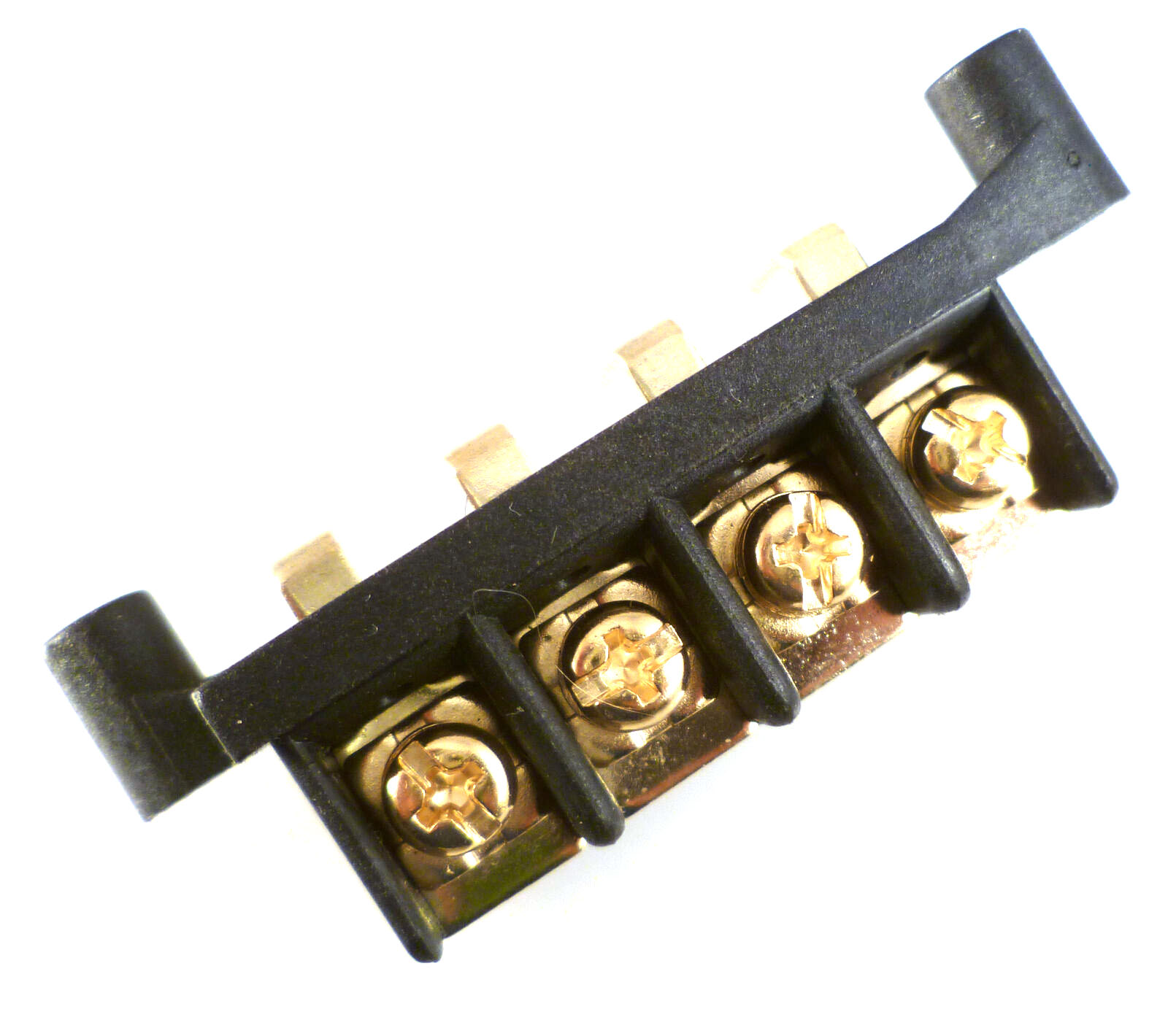 Terminal Block 4 Way R/Angled PCB Mount GOLD PLATED OM0449F | Rich ...