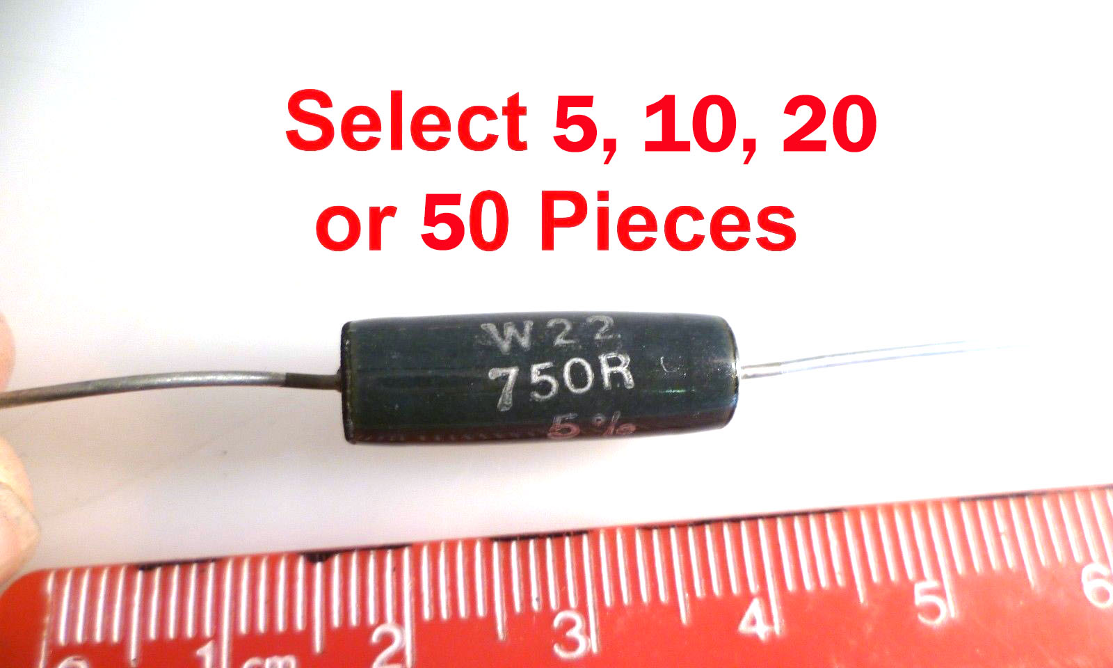 Welwyn W22 7W Wirewound Vitreous Enamel Resistor 750 Ohm 5% Tol MBL2 ...
