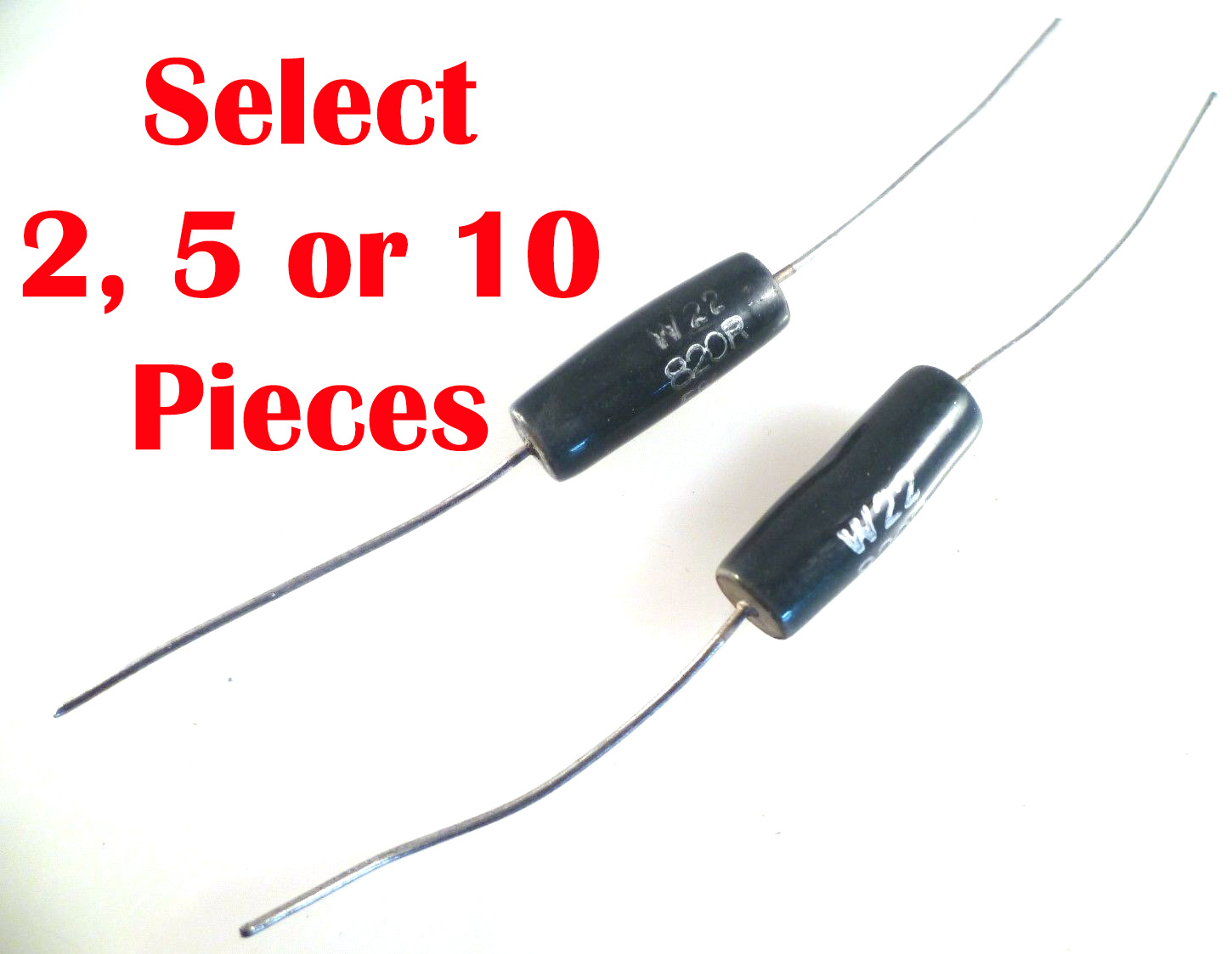 Welwyn W22 820R Ohm 7W Wirewound Vitreous Enamel Resistor 5% 200V MBL3 ...