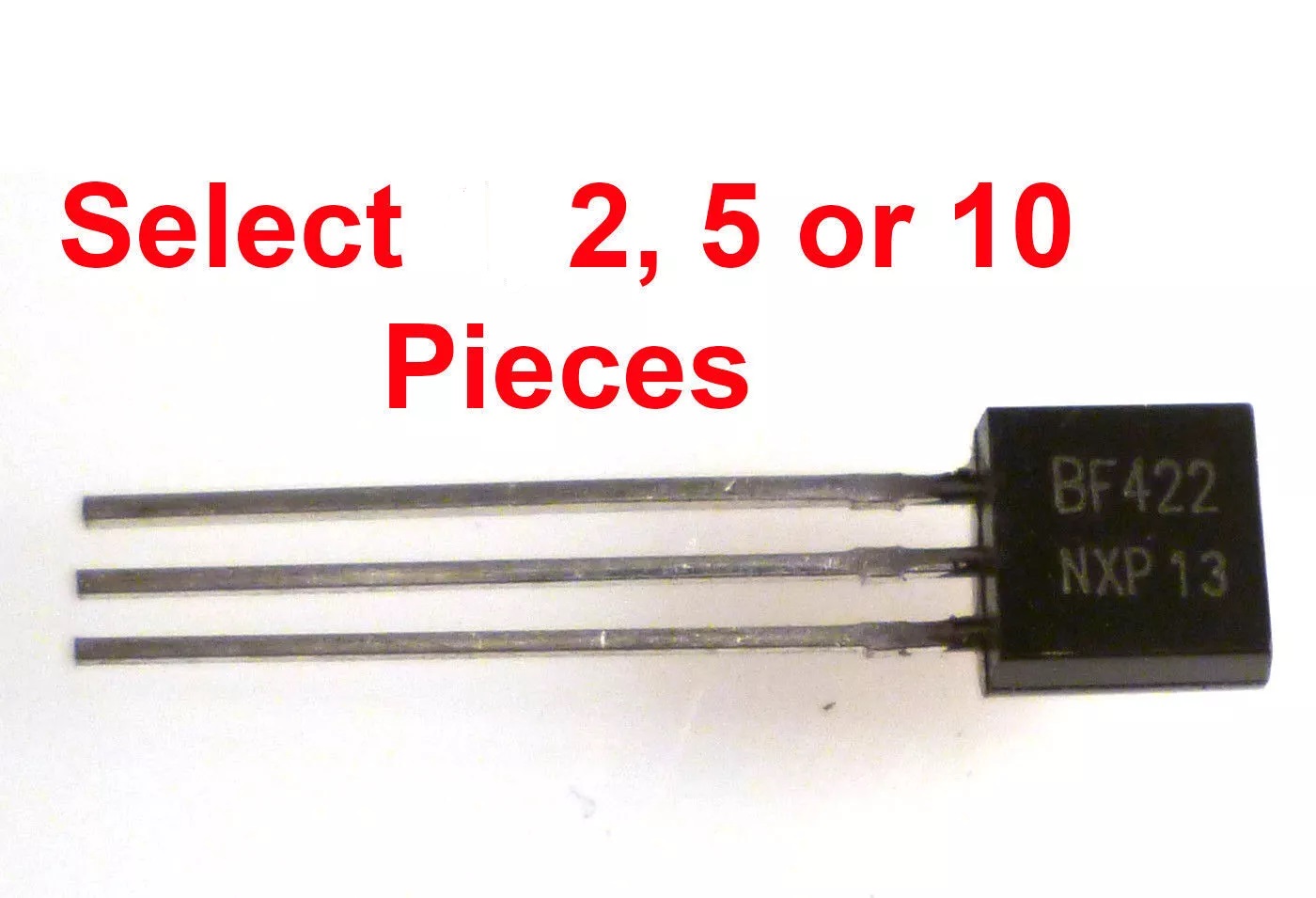 NXP BF422 NPN High Voltage Transistor 250V 0.1A 3-Pin TO-92 OMA054 ...