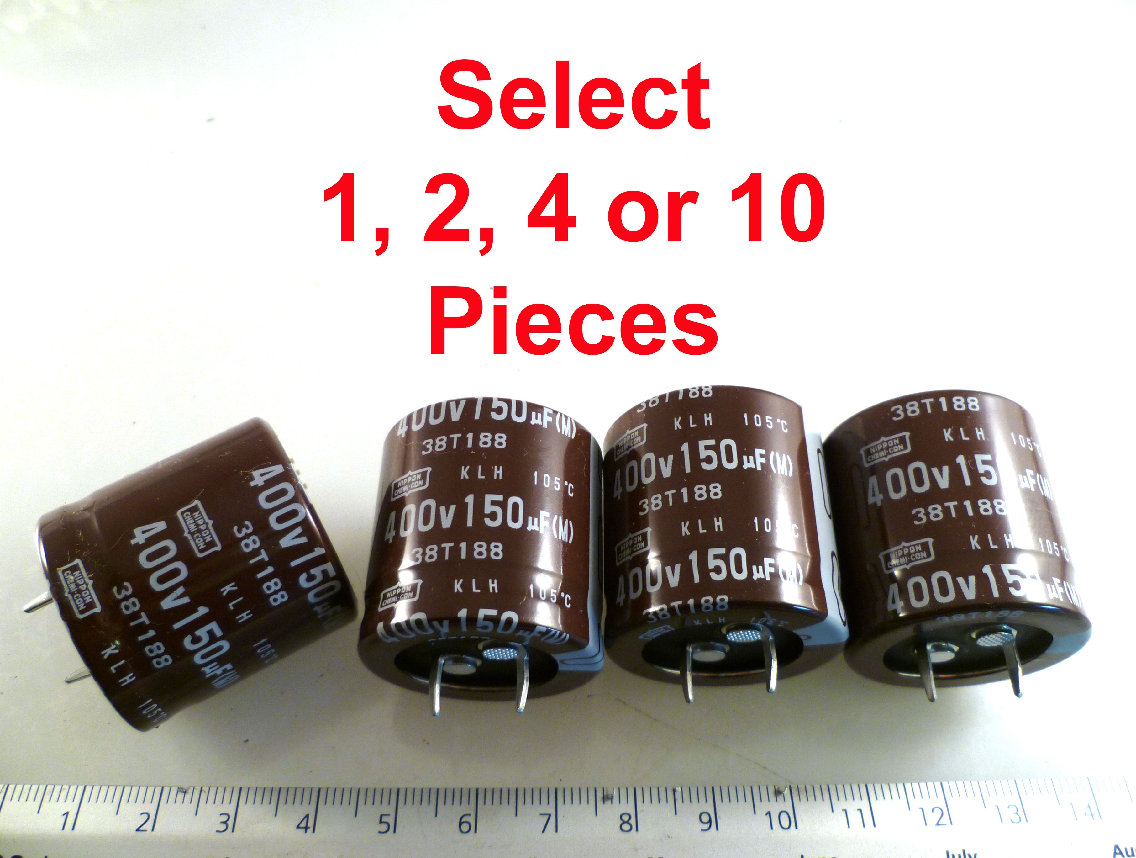 Nippon Chemi-Con KLH400VNSN150M30B 400V 150uF 105'C Capacitor OL0086A ...