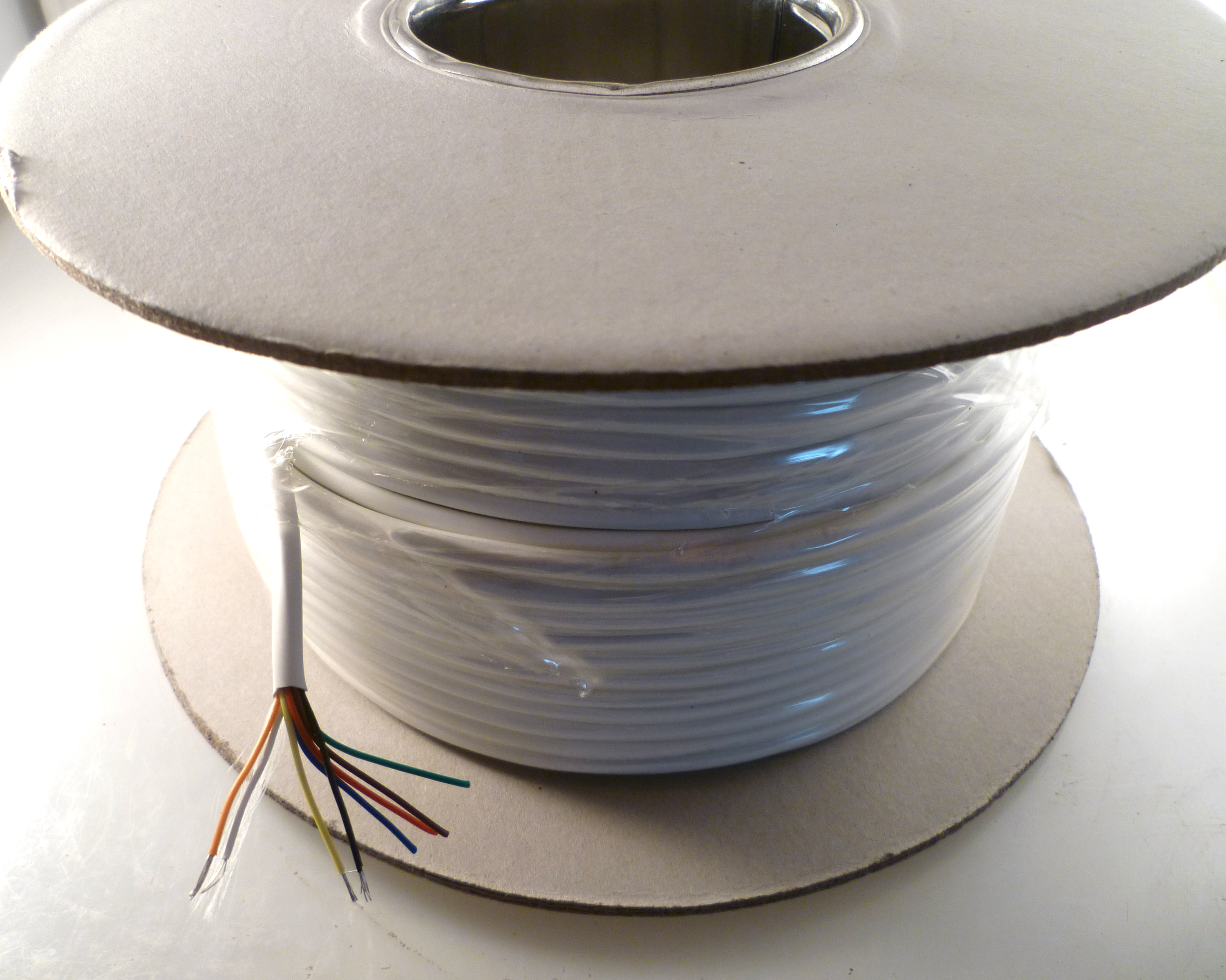 Alarm Cable 8 Core 7/0.2mm Strands PVC Insulation 50V RMS 5 Metres OMR5 ...