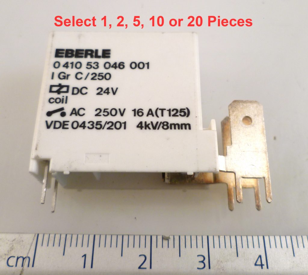 Eberle Relay 041053046001 24Vdc Coil Switching 250Vac 16A SPNO OM0285E ...