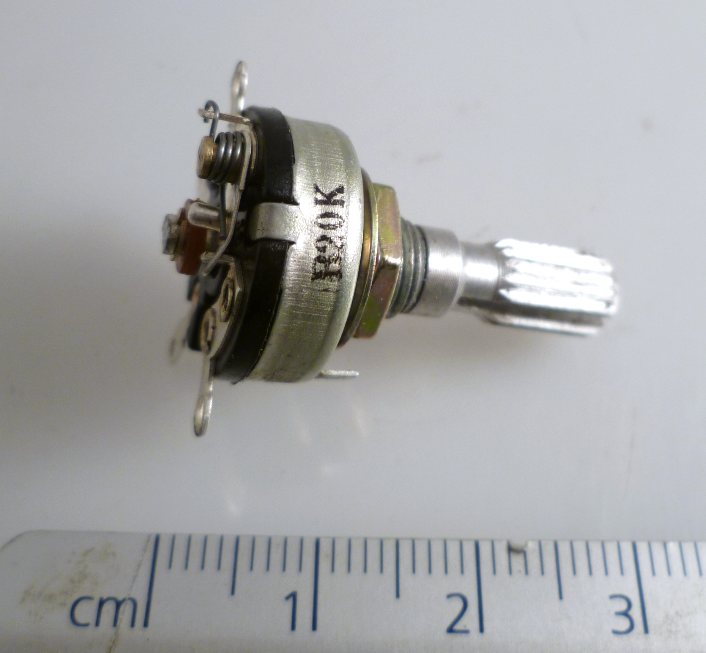 RW17S Switched Potentiometer 20K Ohm 16mm Serrated 6mm Shaft OM0813A ...