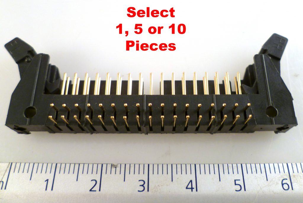 SAE RP6234D3RLP 34 Way R/Angle Latched PCB Boxed Header Plug MBF001F ...