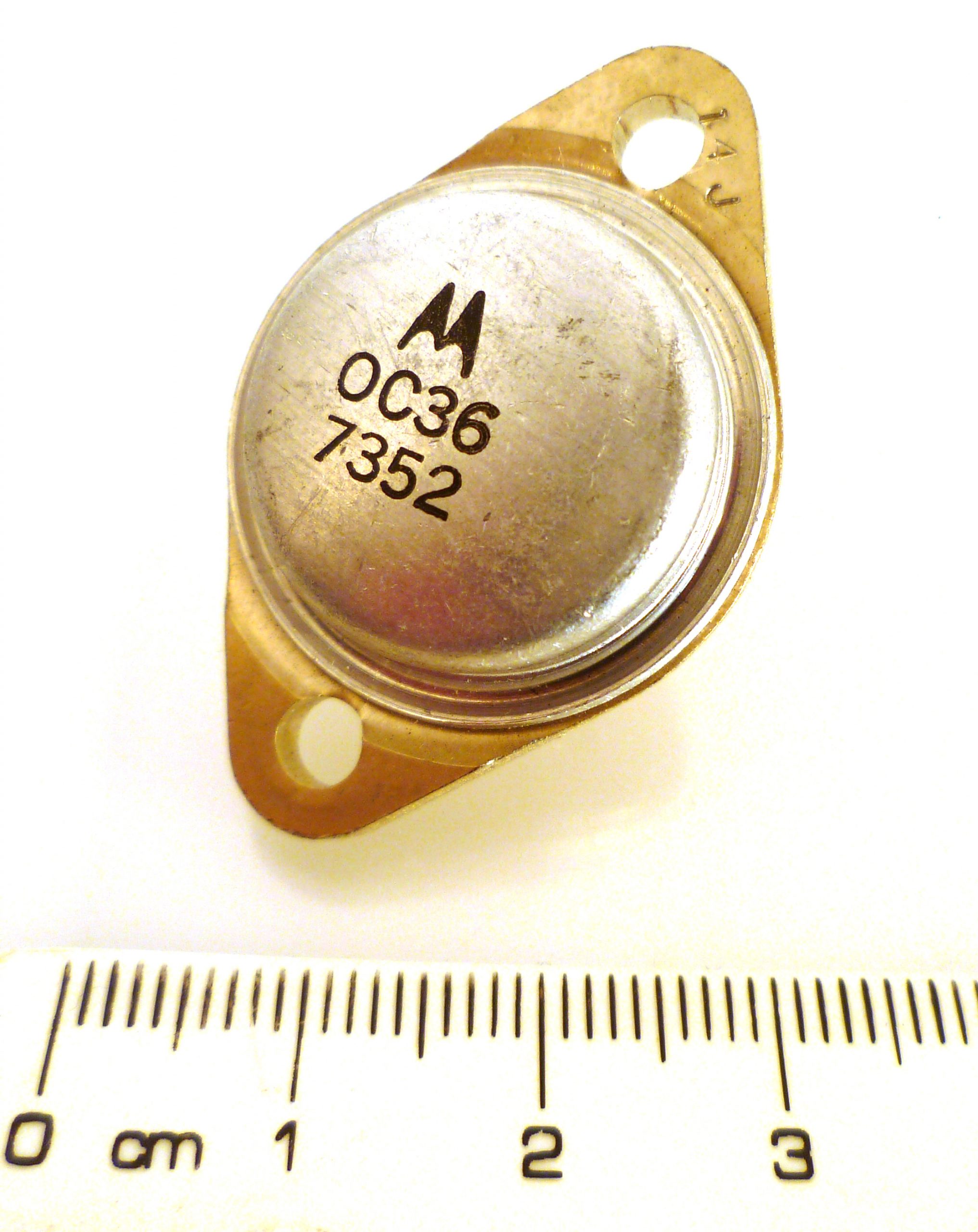 Motorola OC36 Germanium PNP Power Transistor TO3 OTBS1 | Rich Electronics