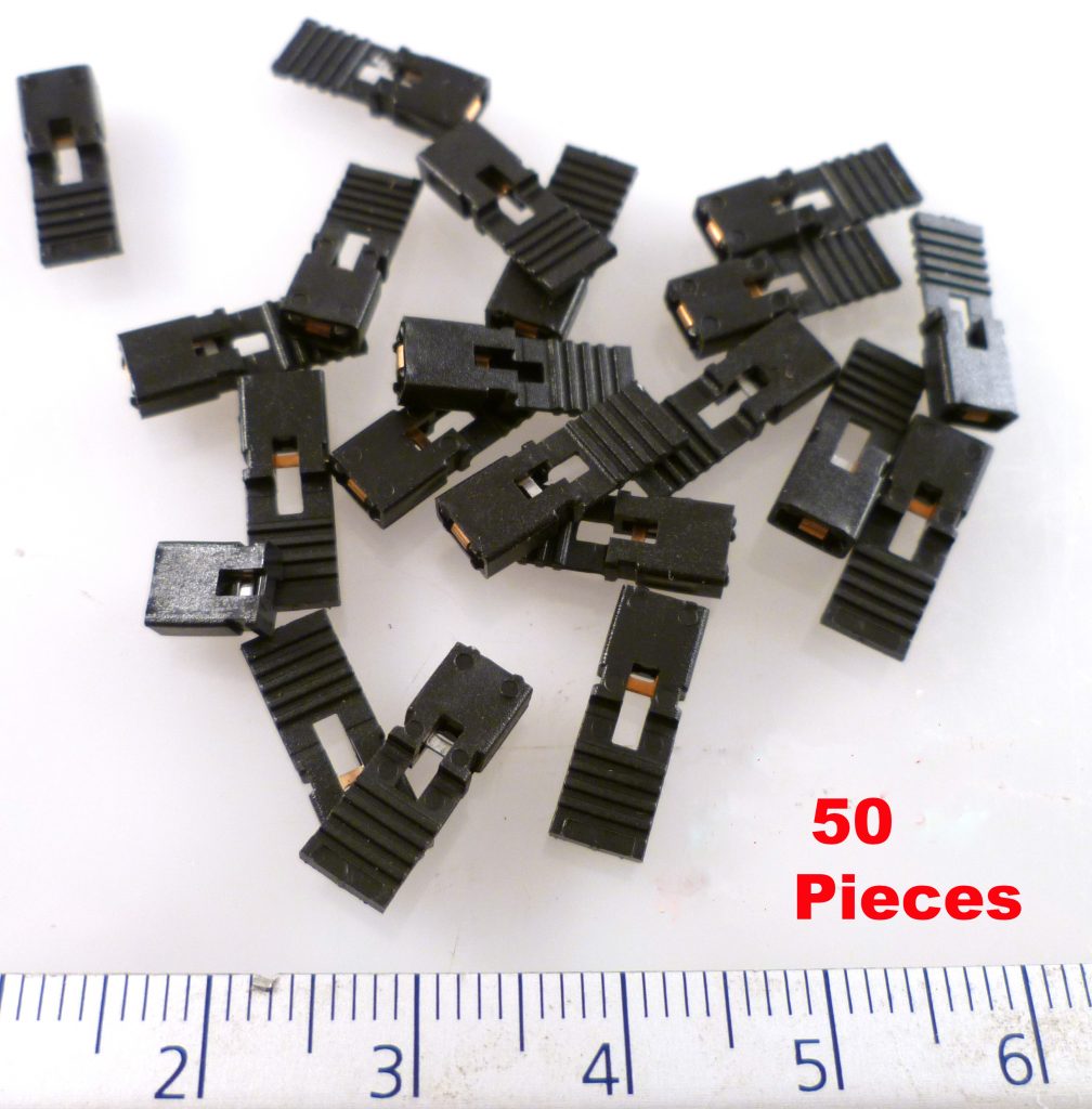 Shorting Link with Pull Handle 2.54mm 0.1in Pitch 50 Pieces OM0966X ...