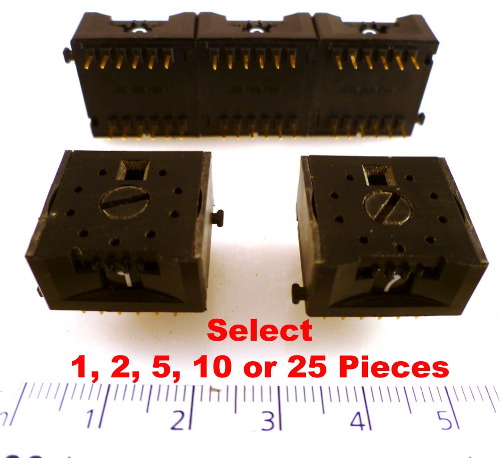 SAE 2251 Rotary PCB 0-9 Thumbwheel Switch Interlocking 20x20x10mm ...