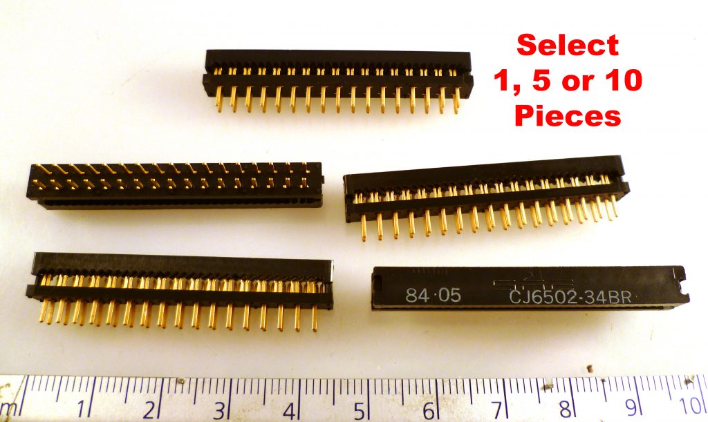 SAE CJ6502-34BR 34 Way DIL Ribbon Cable Plug IDC Gold Pins MBF012G ...