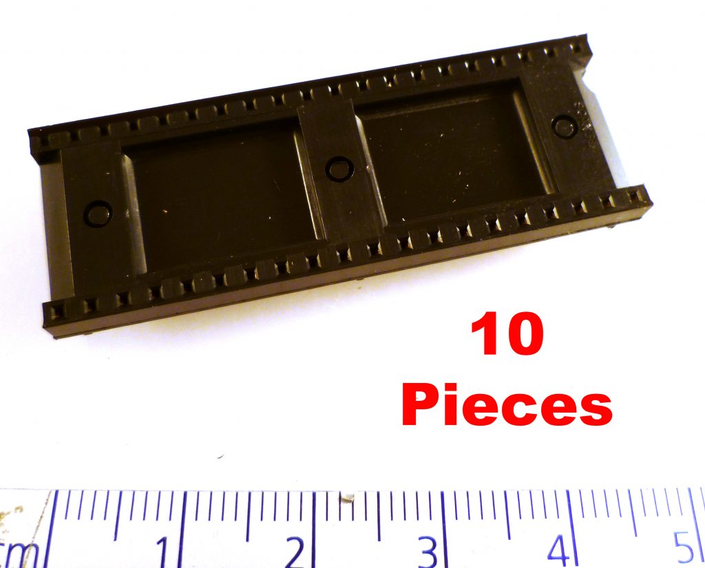 Scanbe DIL IC Socket 40 Pin Black Closed Frame 10 Pieces MBF012J | Rich ...