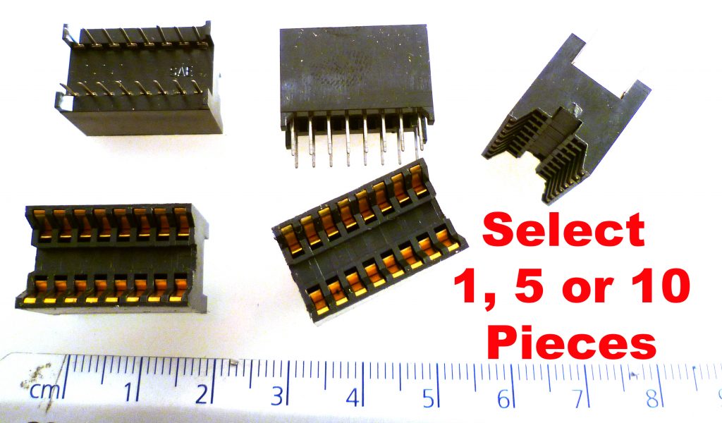 SAE DIL IC Socket 16 Pin 0.3 Inch Pitch Heavy Duty MBF013E | Rich ...