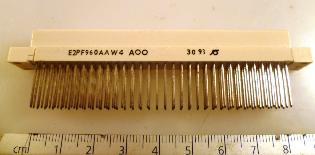 Cannon E2PF960AAW4 AOO DIN 41612 96 Way Socket 3 Row Wire Wrap MBF017K ...