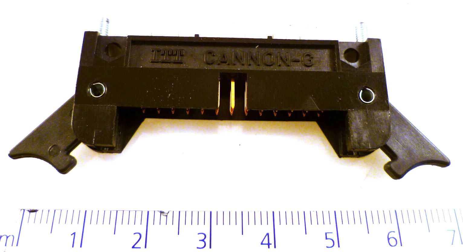 ITT Cannon 26 Way PCB Mount Latched Header Plug MBF018F | Rich Electronics
