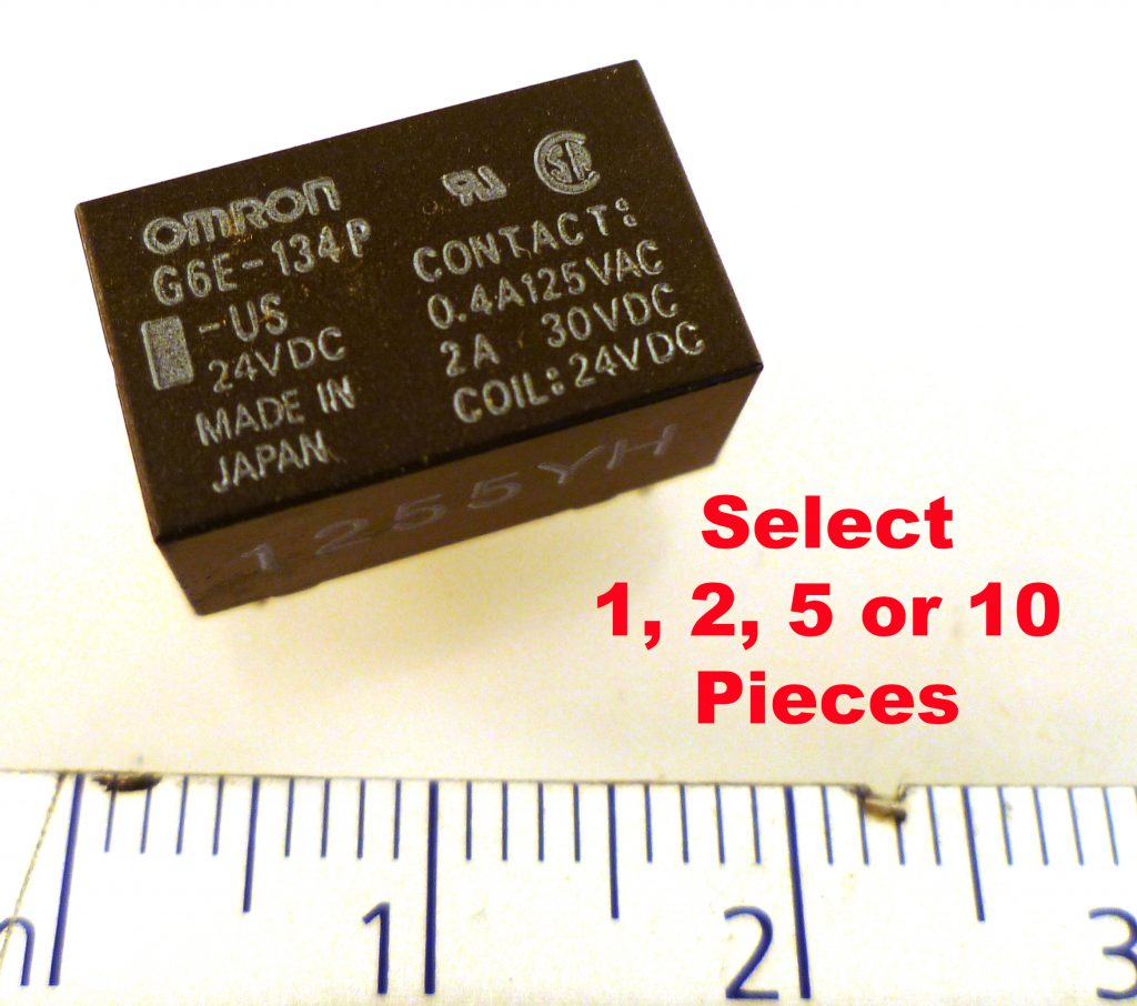 Omron Relay G6E-134P-US 24Vdc 2A SPDT Signal Relay Non Latching OM0285H | Rich Electronics