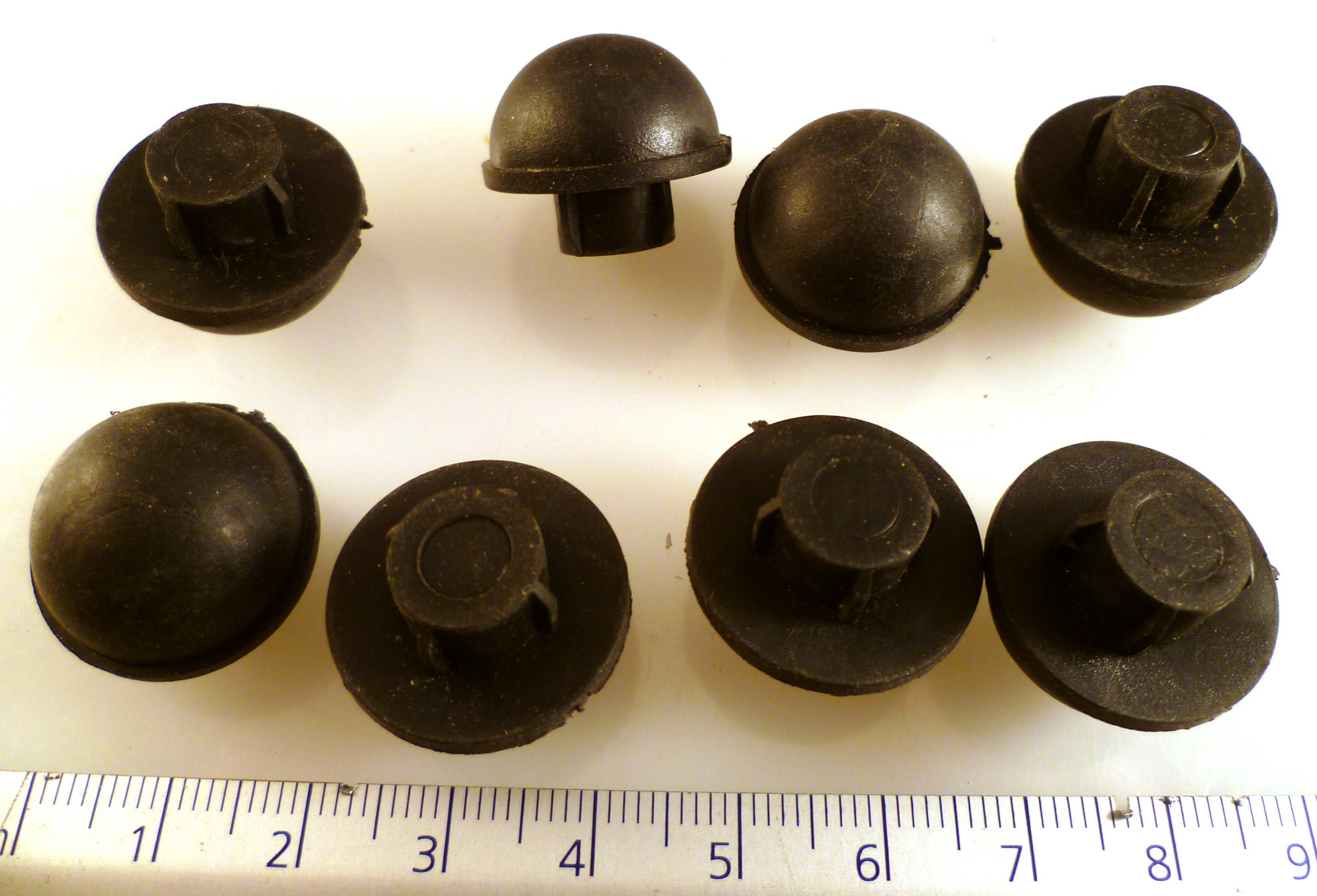 Milspec Chunky Domed Protective Rubber Feet 20x10mm 8 Pieces OM0666A ...