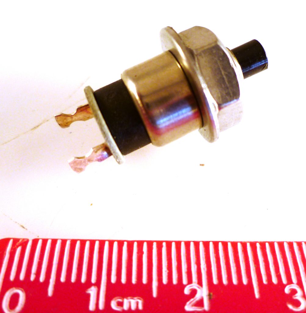 Bulgin MP0016 Panel Mount Mini Push Button Switch SPNO Off/On Momentary ...