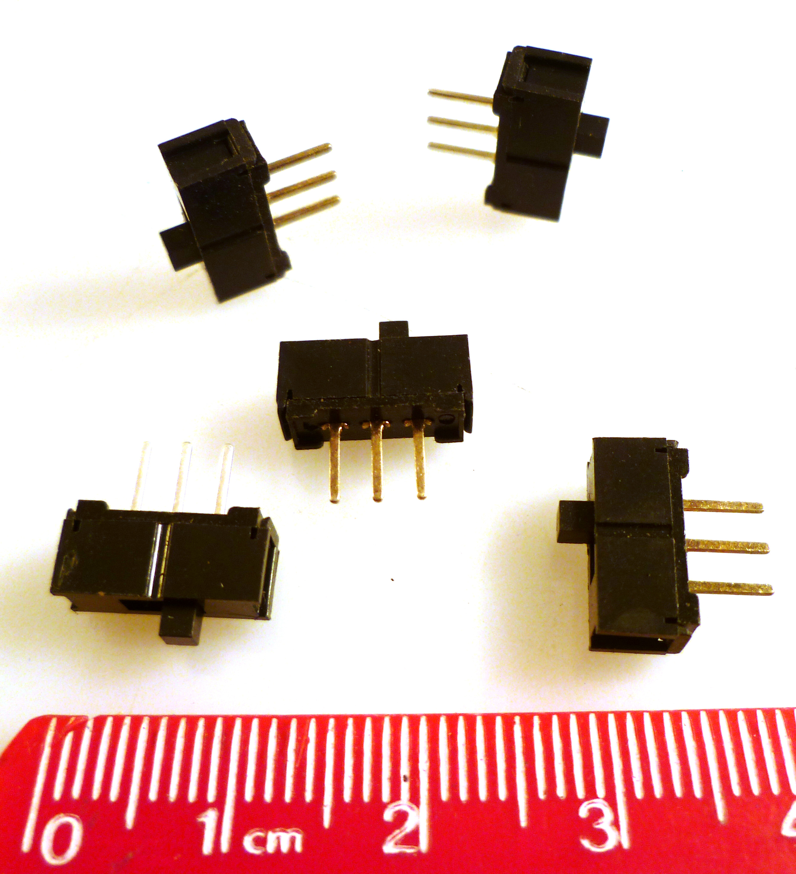 Miniature PCB Slide Switch SPCO L 11 x H 5 x W 3.5mm 5 Pieces MBF008H ...