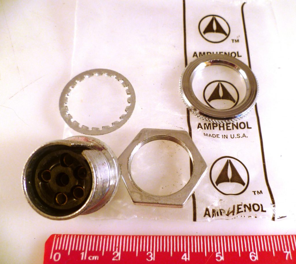 Amphenol 91-PC6F 6 Way Panel Mount XLR Socket MBF009E | Rich Electronics