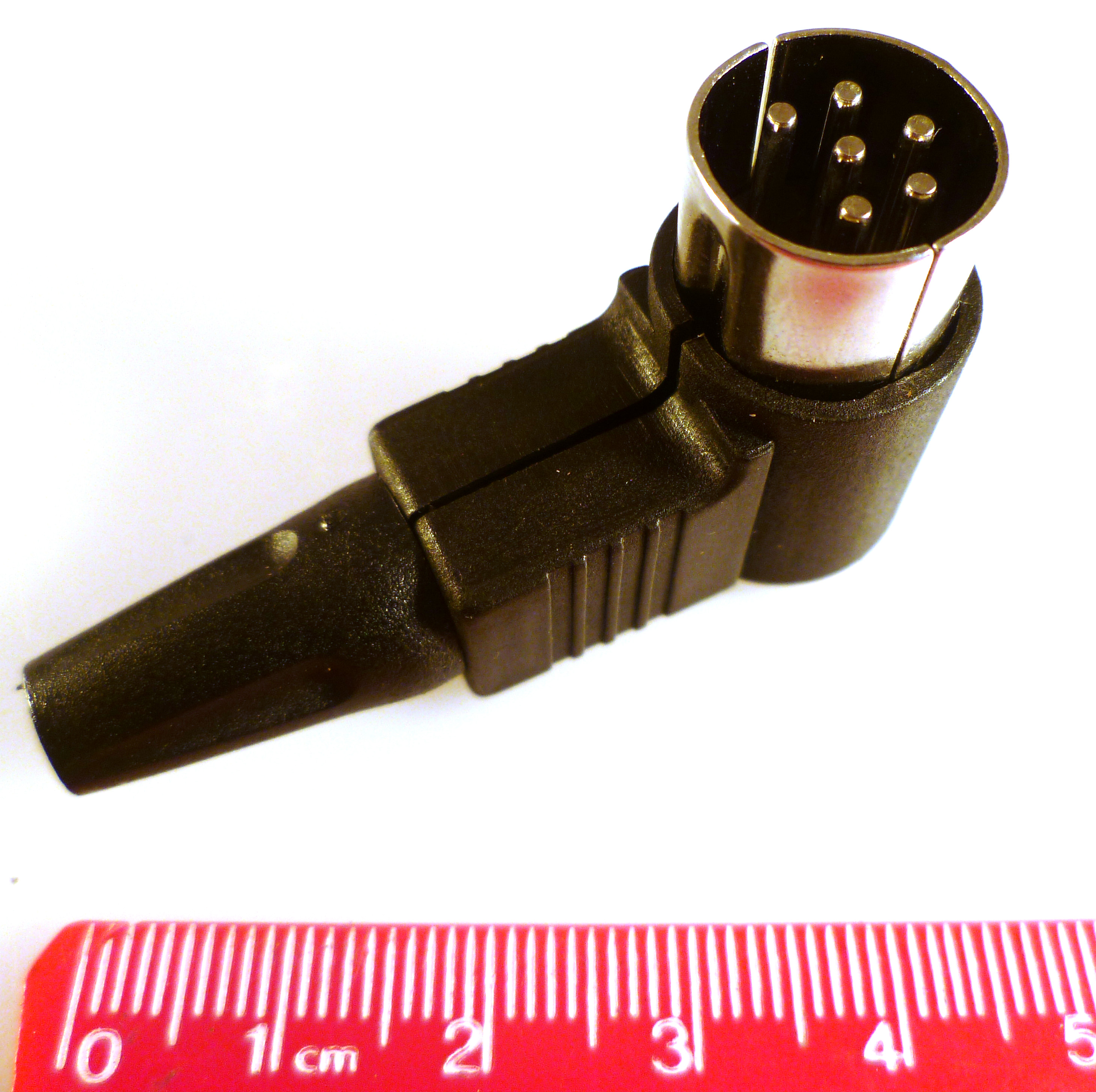 6 Pin Right Angled DIN Plug Cable Mount 1A 100Vac OM0929P | eBay