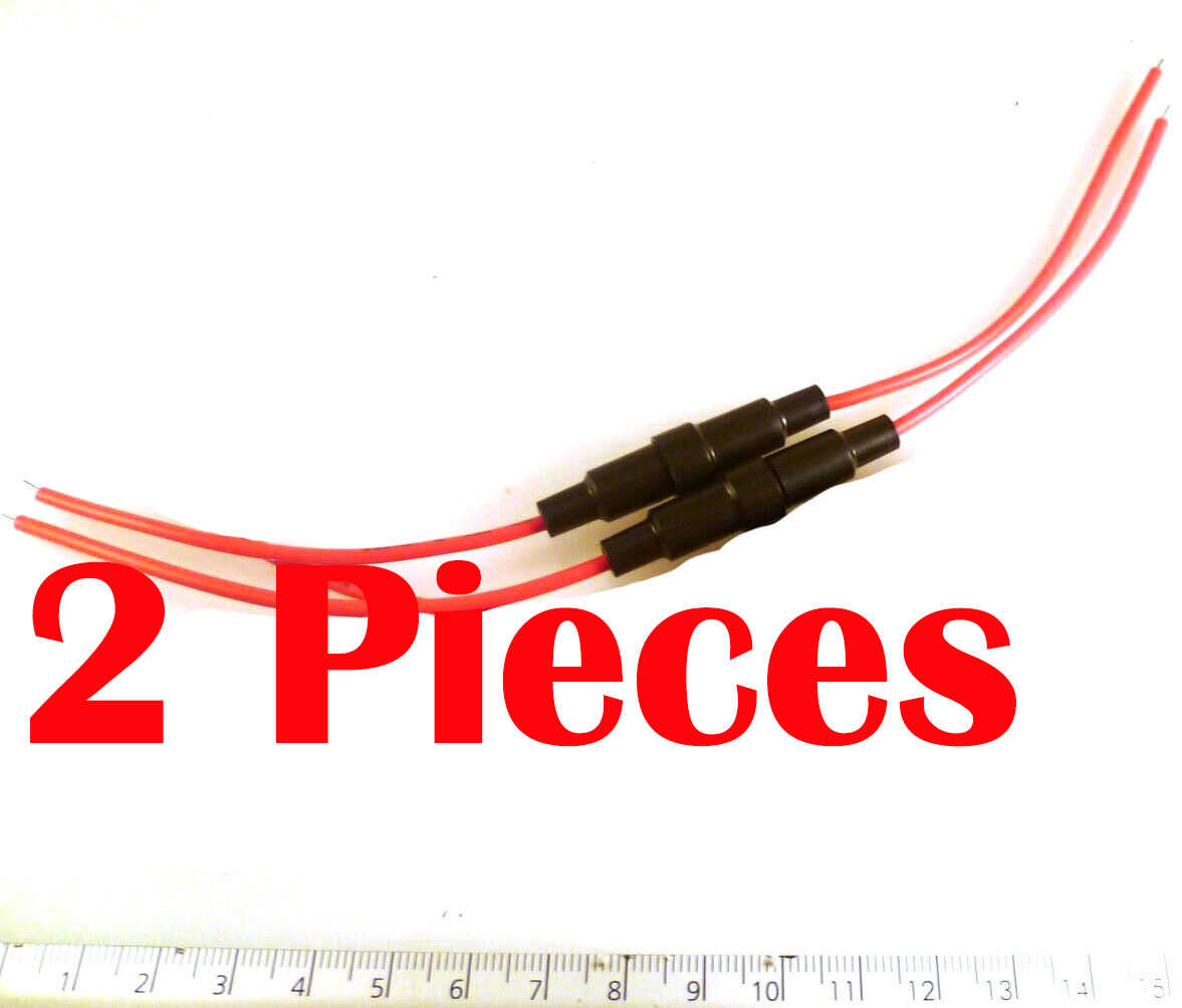 20mm Fuse Holder In Line Spring Loaded 2 Pieces OM0528E1 | Rich Electronics